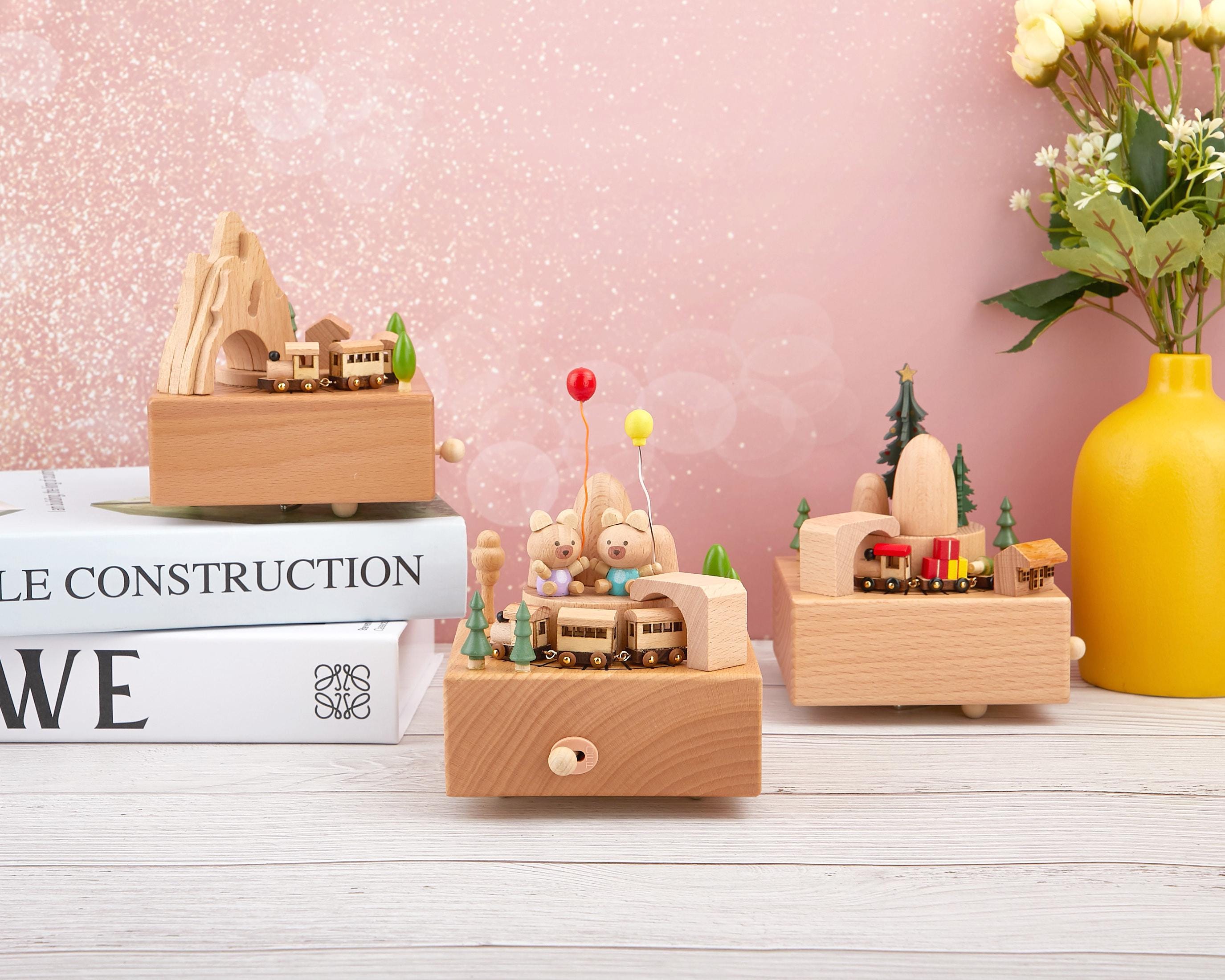 Personalized Wooden Train Music Box,personalised Ballerina Musical ...
