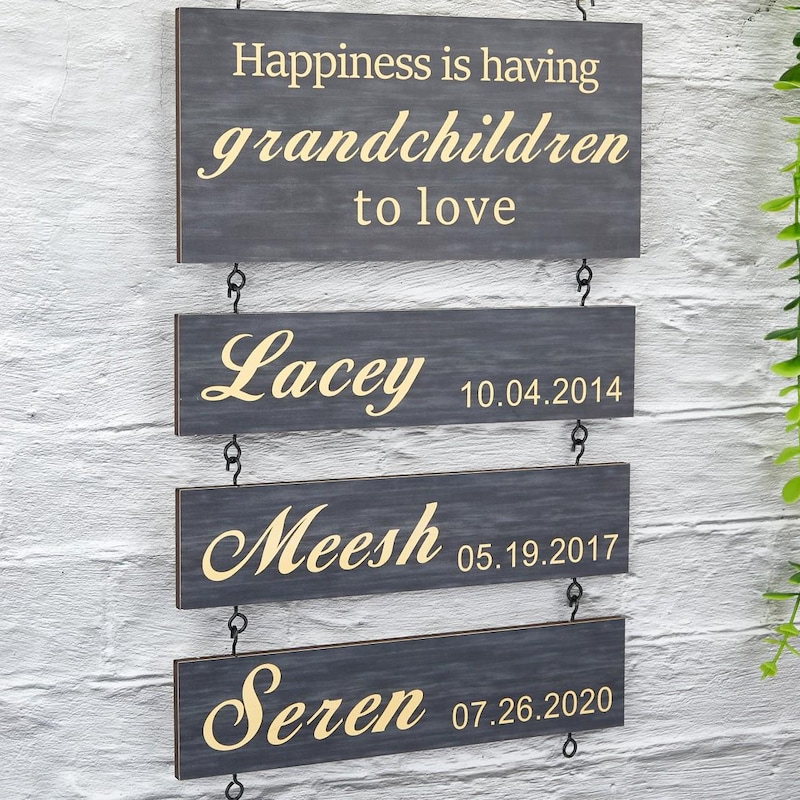 Grandpa Custom Wood Sign - Etsy UK