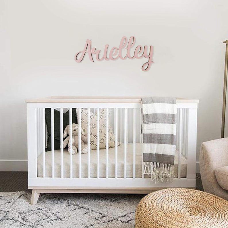 Personalized Wooden Name Sign for Nursery Wall ,custom Baby Name Sign ...