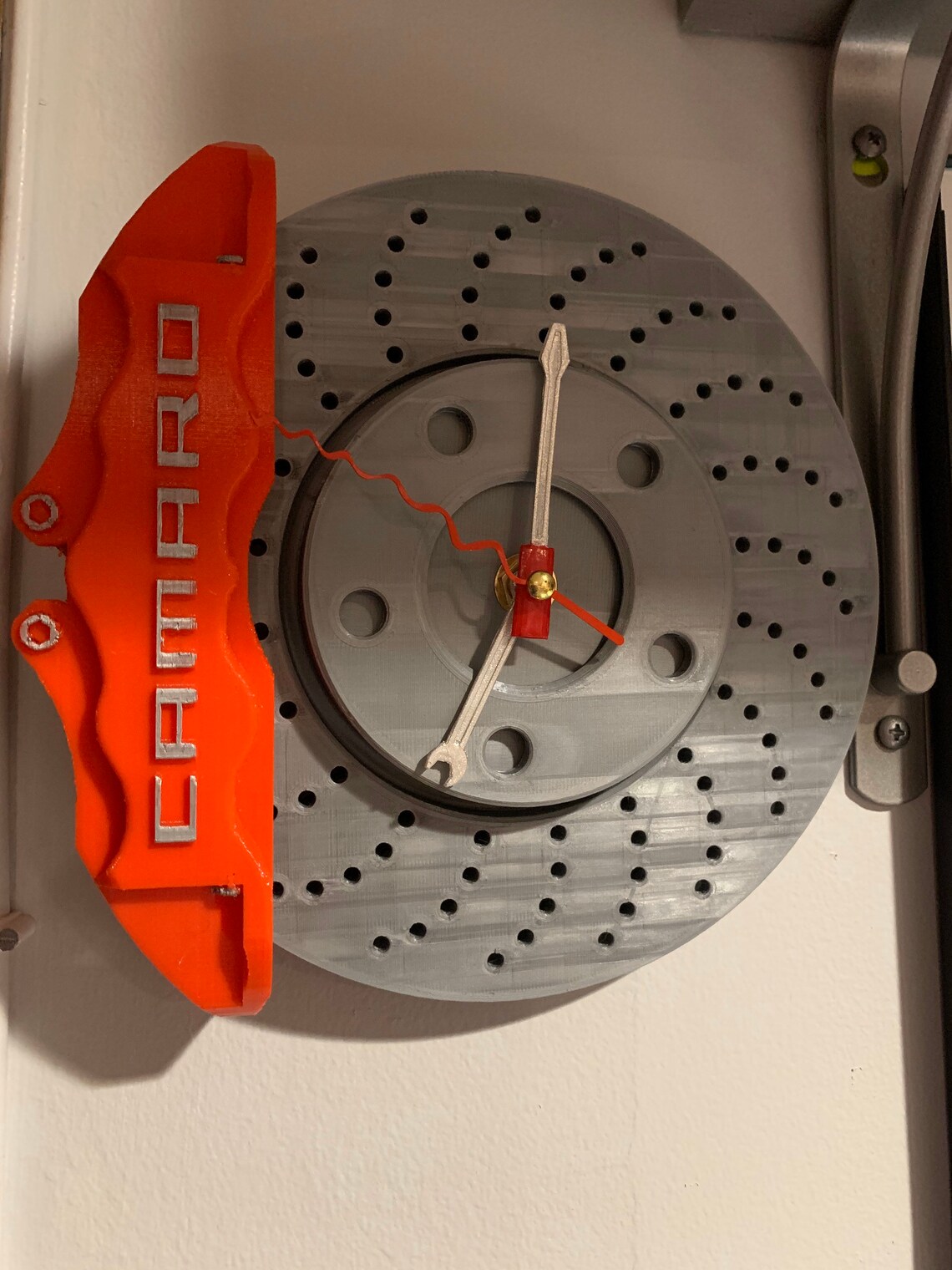 Caliper brake wall clock | Etsy