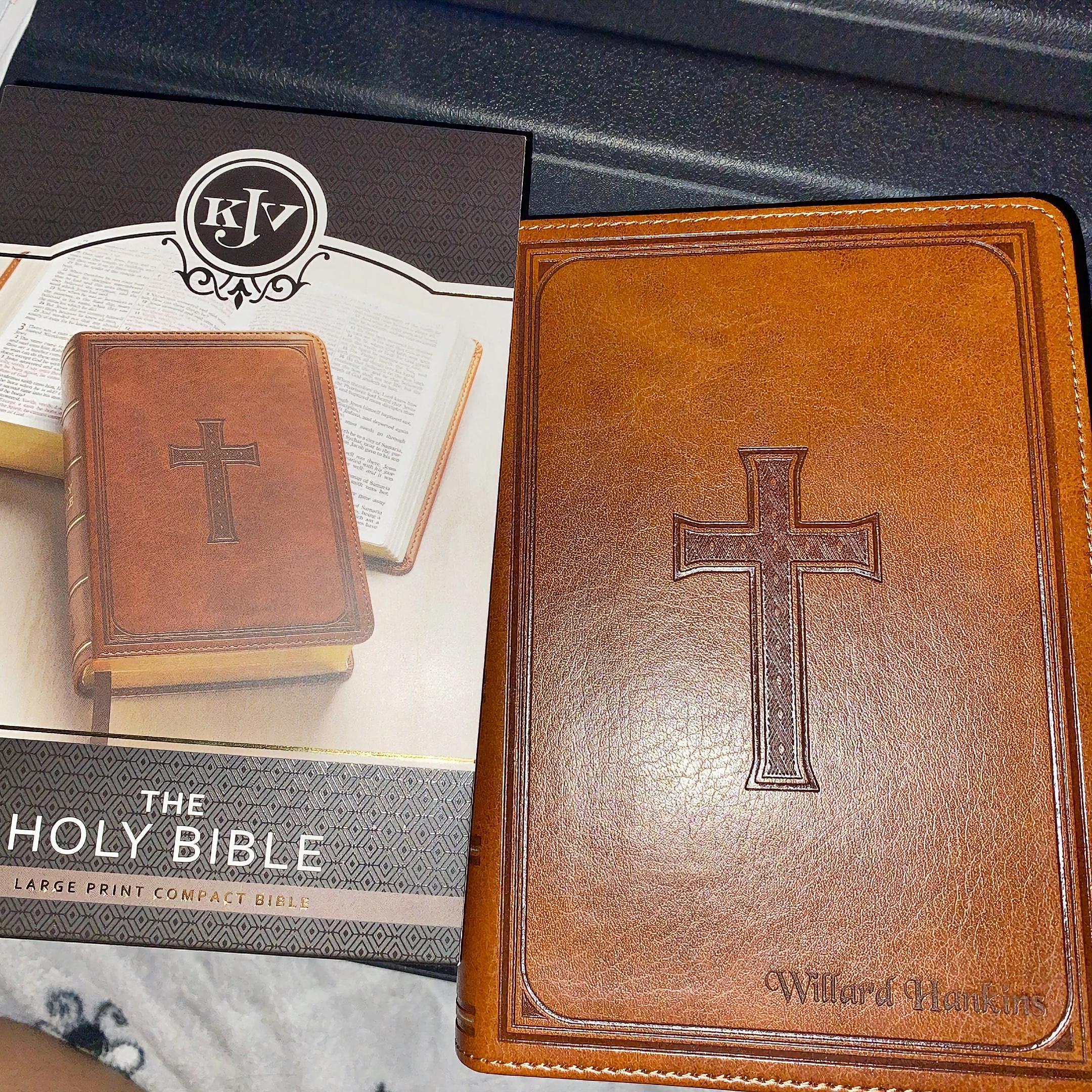 Custom Engraved Leather Bible / Personalized Family Bible Heirloom ...