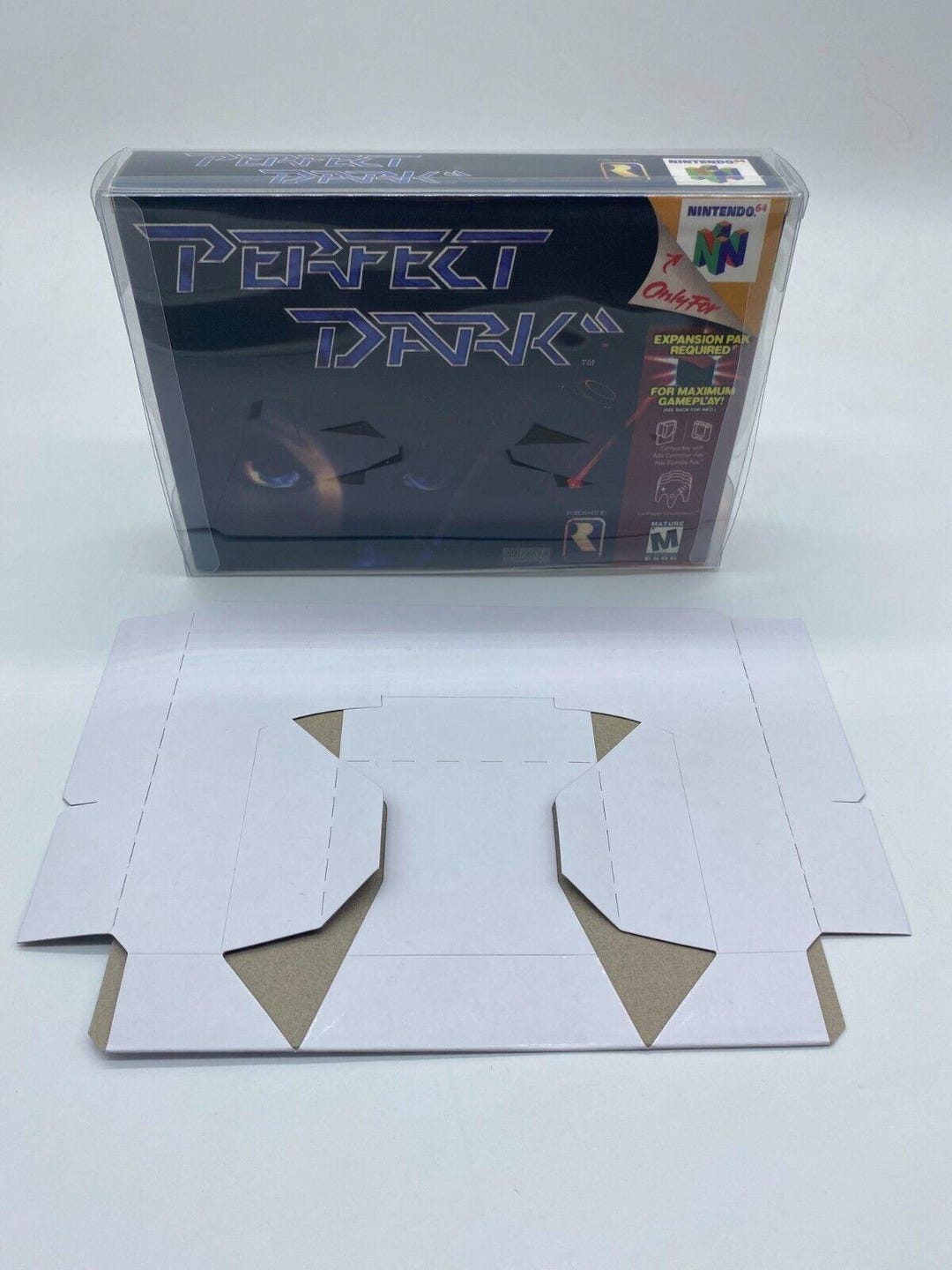 Nintendo 64 N64 Game Box Only Inserts and Protector Custom CIB Perfect ...