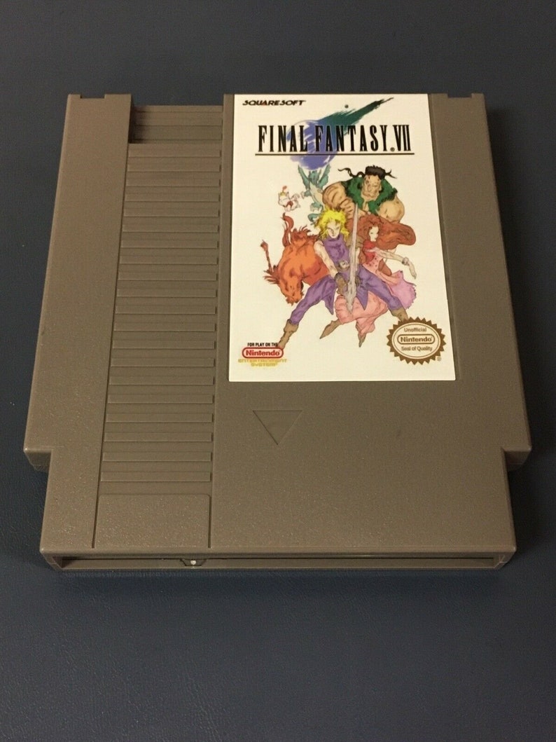 Final Fantasy 7 VII NES English Unreleased rom hackfor | Etsy