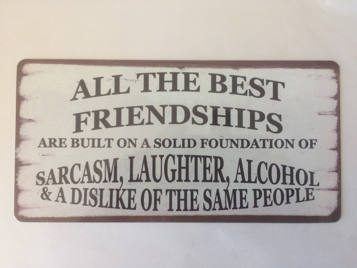 Friendship Sign Best Friends Plaque Gift Shabby Chic Present Idea - Etsy