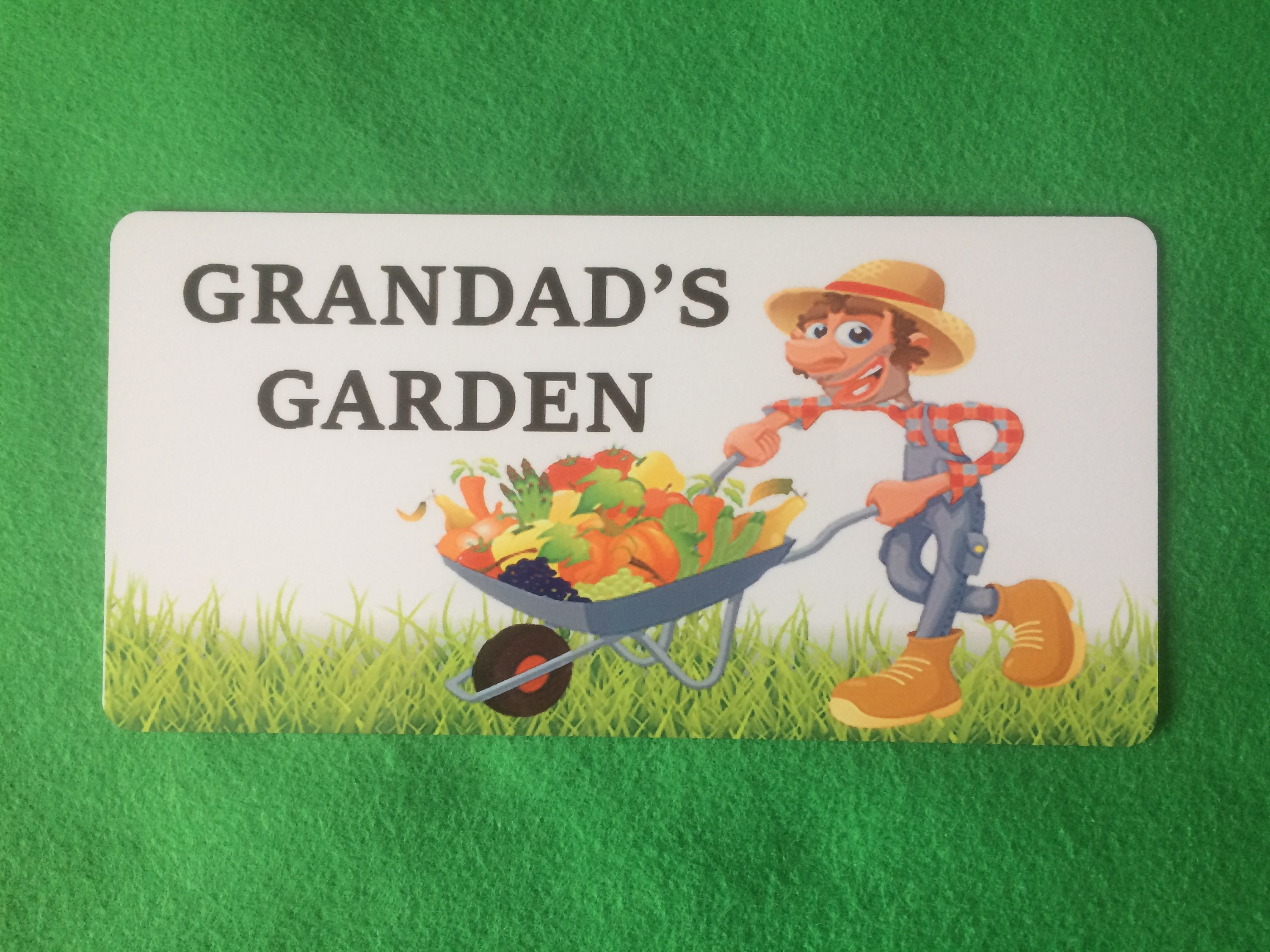 Personalised Allotment / Garden sign. Aluminium with attached | Etsy