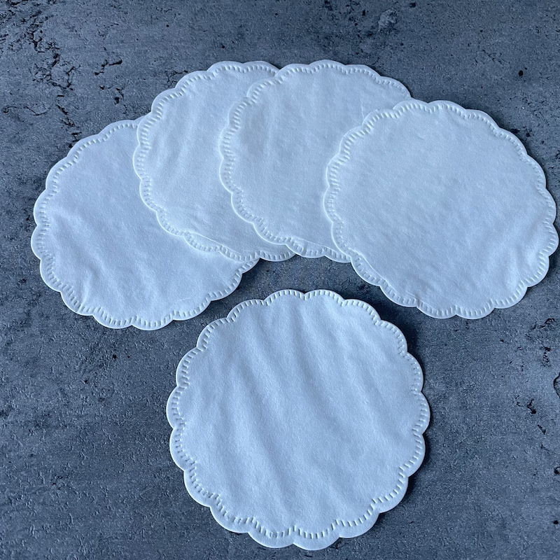 Scallop Paper Coasters - Etsy
