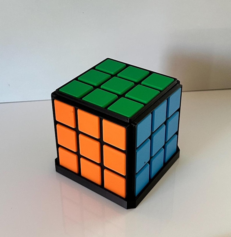 3D Printed Puzzle Cube Stash Box | Retro PC Gamer Gift and Decor - Etsy