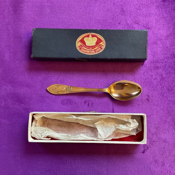 Queen Elizabeth Ii Coronation Spoons - Etsy