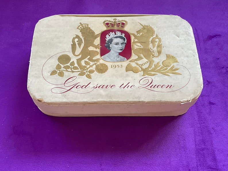Queen Elizabeth II Commemorative Coronation Original Boxed Set of Two ...