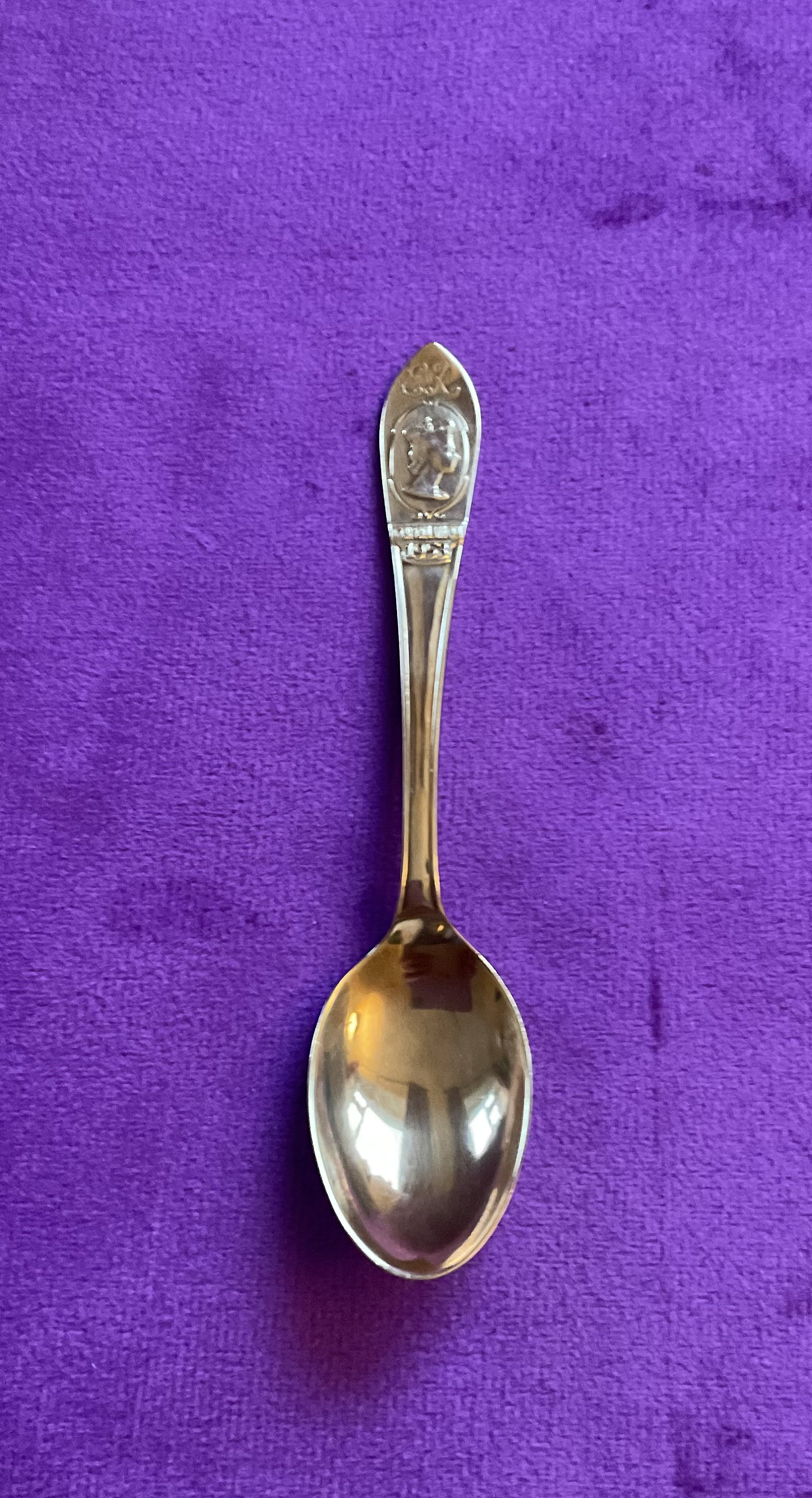 Queen Elizabeth II Coronation 1953 Gilded Commemorative Spoon Profile ...
