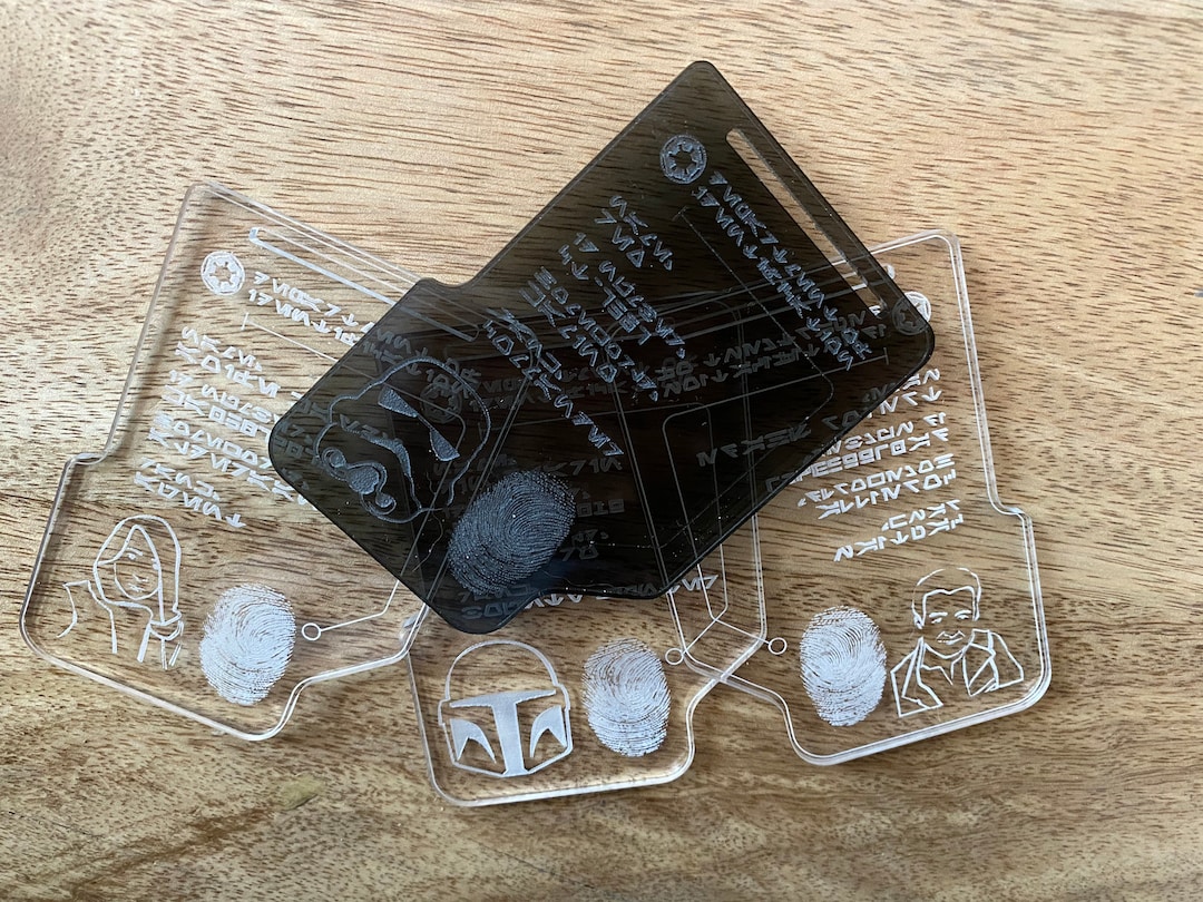 Star Wars Portrait ID Card - Etsy