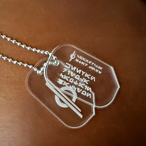 Star Wars-inspired Dog Tags -- Customized in Aurebesh - Etsy