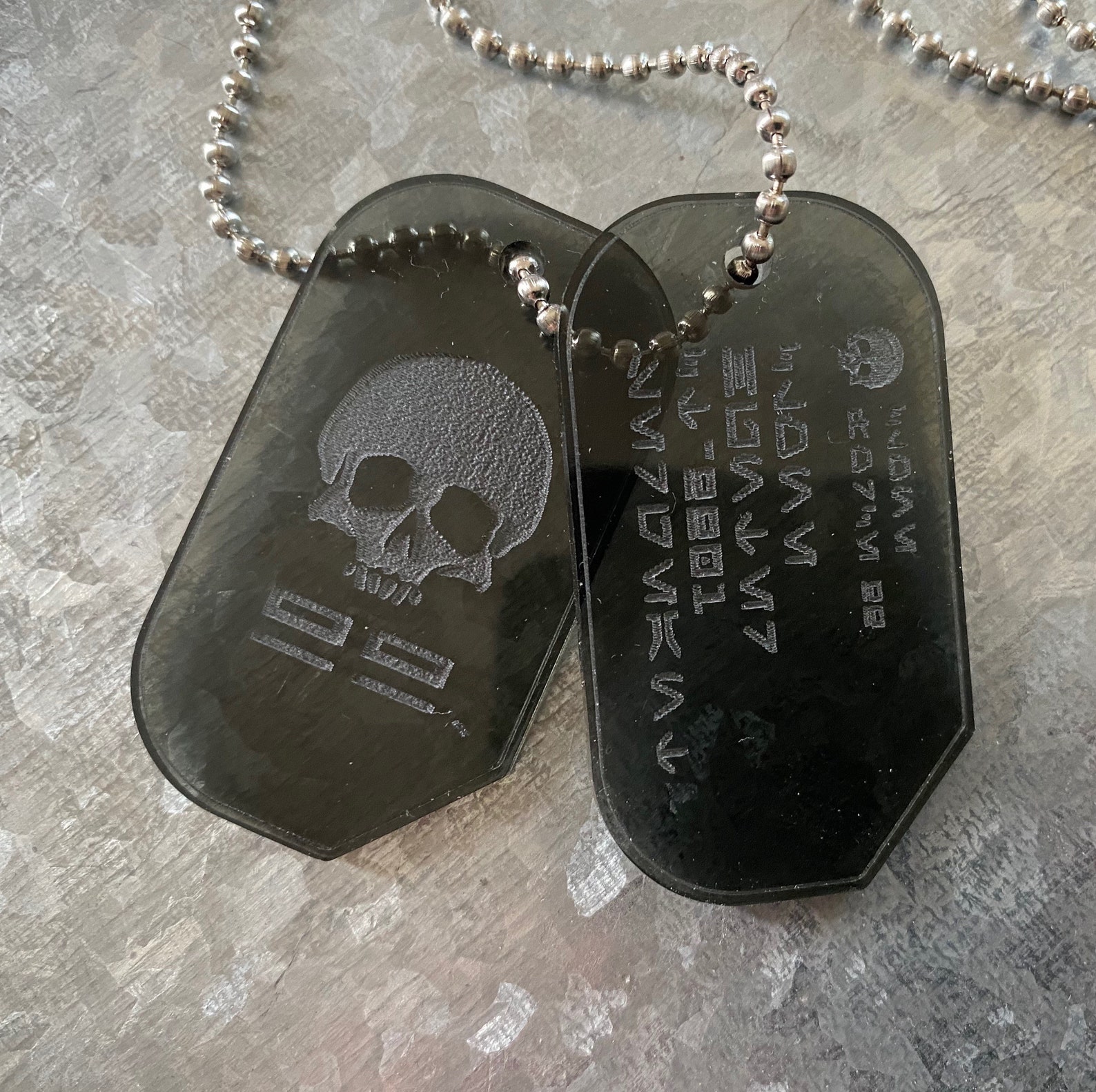 Star Wars-inspired Dog Tags Customized in Aurebesh - Etsy