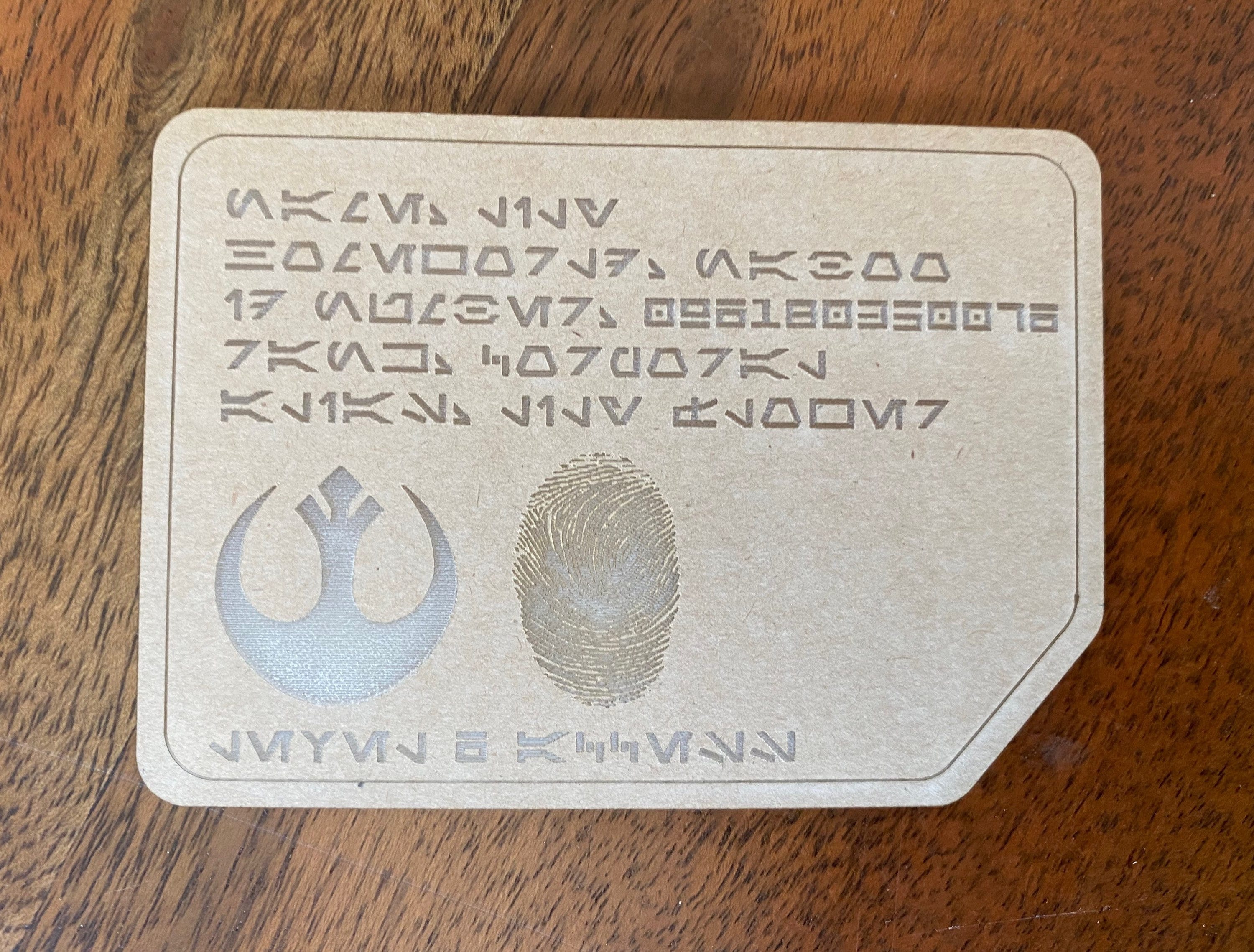 Star Wars Universe ID Card - Etsy Canada