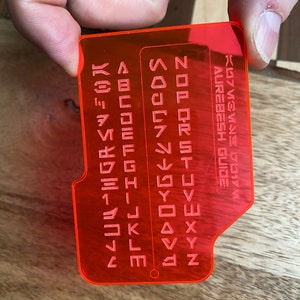 Aurebesh and Star Wars Pocket Translator - Etsy