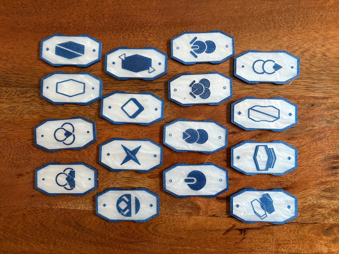 Kessel Sabacc Tokens | Laser-cut Acrylic | Star Wars Outlaws Card Game ...