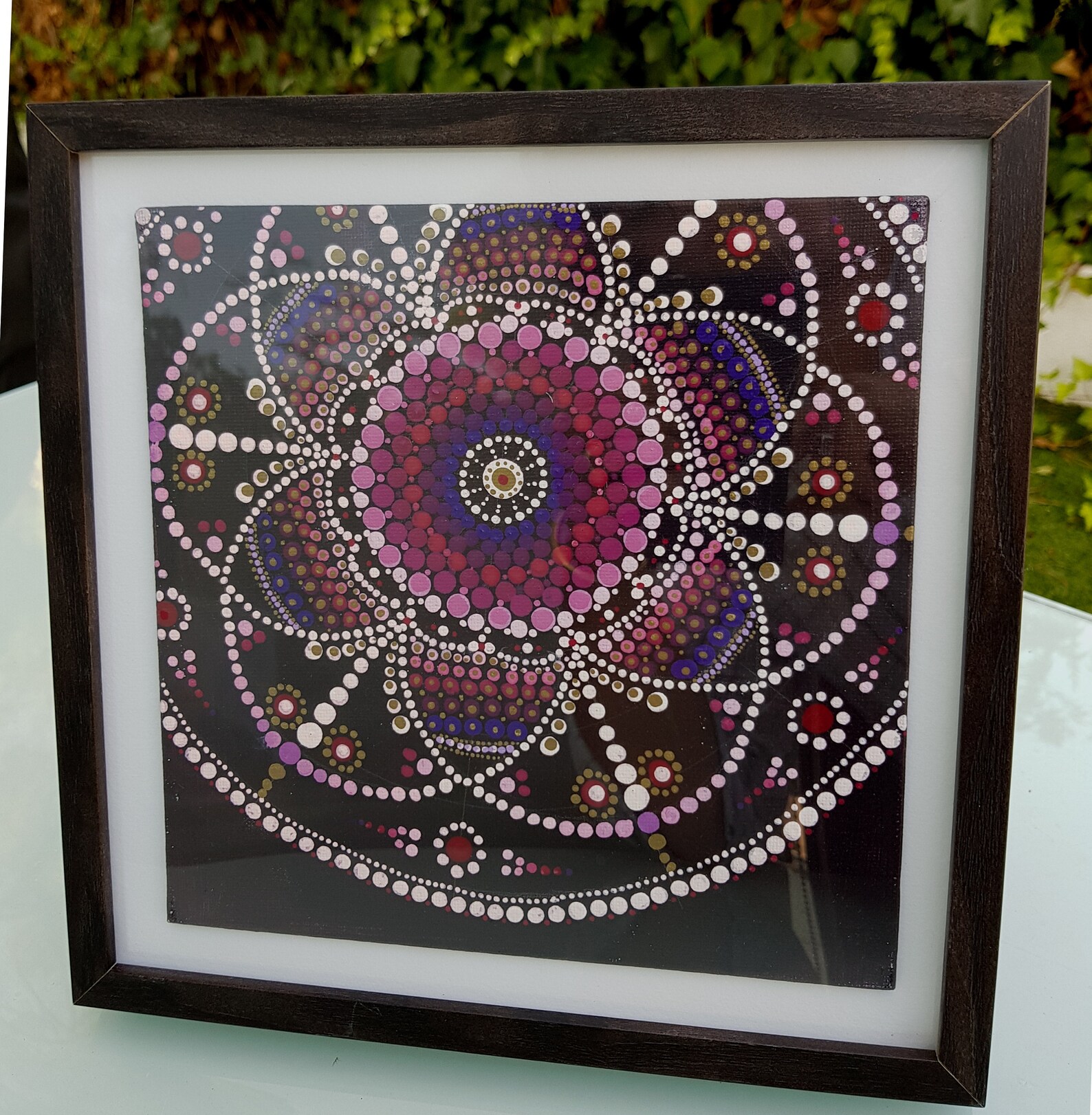 Mandala, Dot Art, Mandala Canvas, Mandala Hand Painted, Original ...