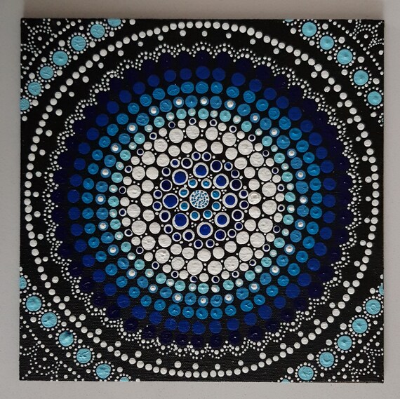 Mandala. Dot Art. Mandala Canvas. Gift Handmade. | Etsy