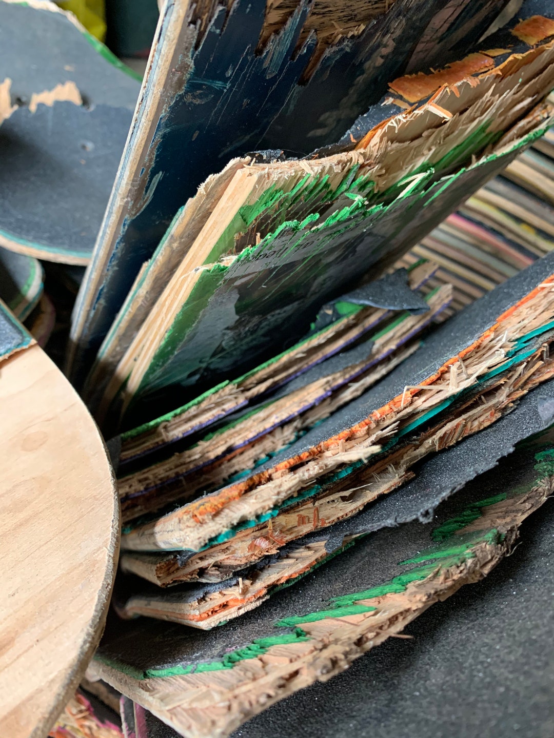 4 Broken Skateboard Decks Perfect for Arts and Crafts - Etsy