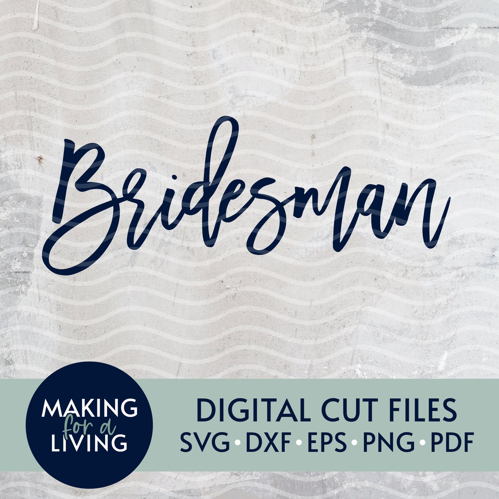 Bridesman SVG Cut File Digital Cut Files for Cricut, Silhouette, Dxf ...