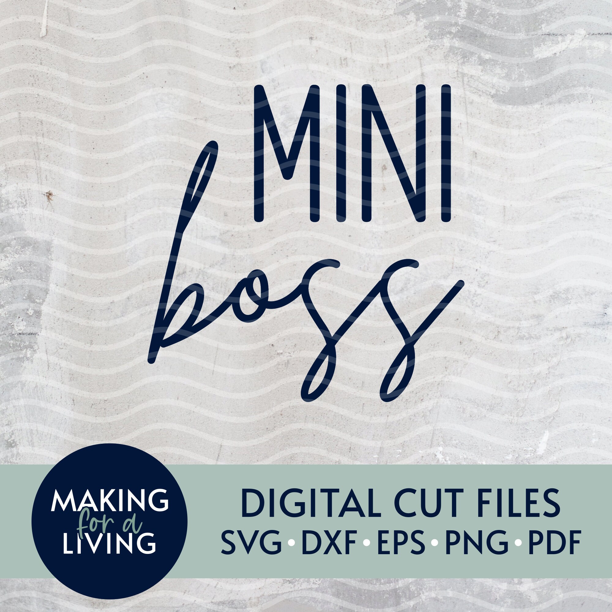 Mini Boss SVG Cut File Digital Cut Files for Cricut - Etsy