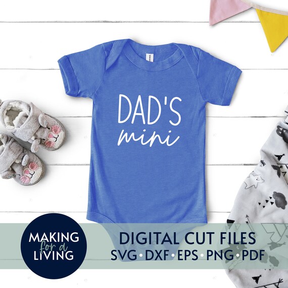 Dad's Mini SVG Cut File Digital Cut Files for Cricut - Etsy