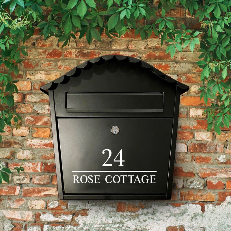 Letterbox Address Vinyl - Etsy UK