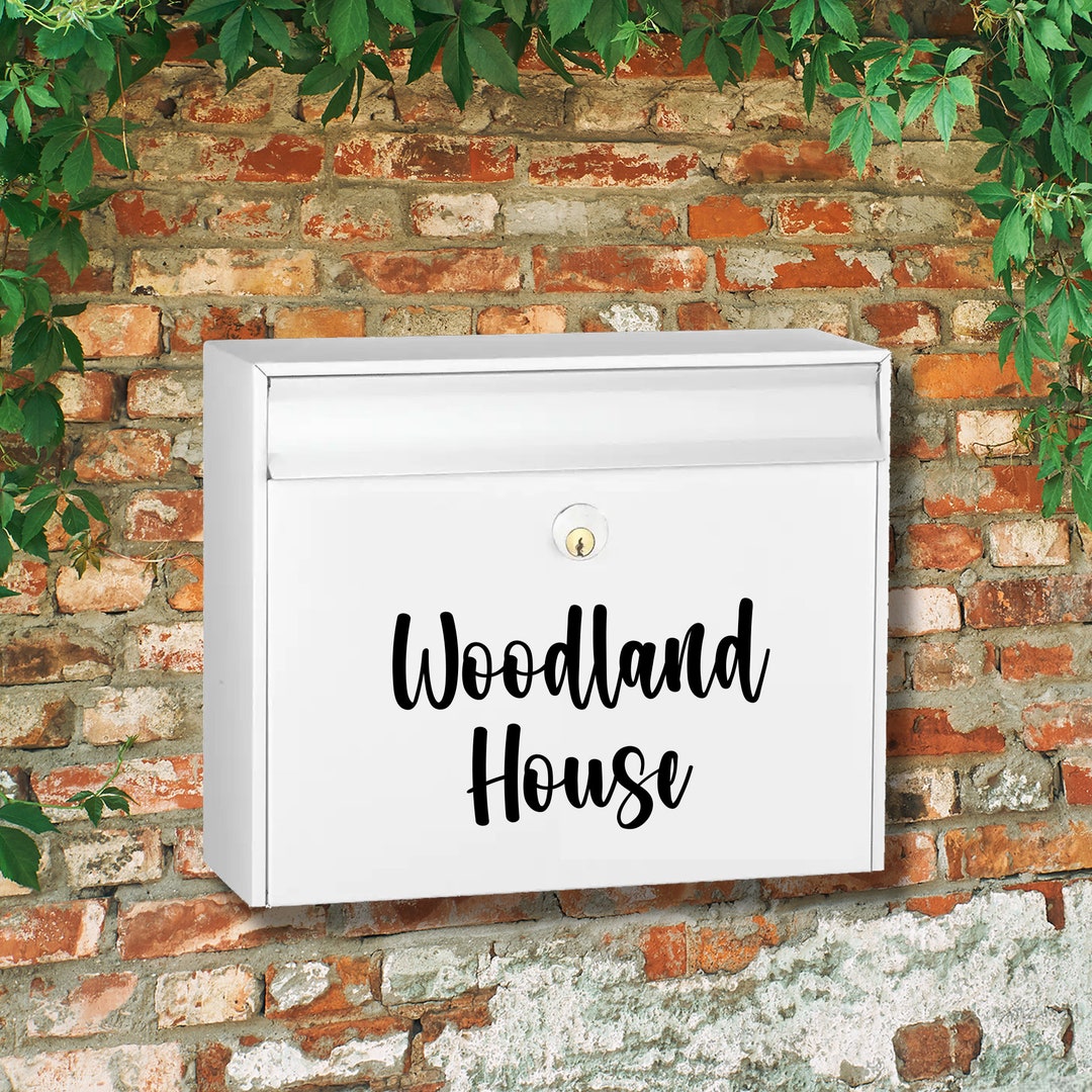 Personalised Vinyl Decal | Permanent Transfer for a Mailbox/postbox ...
