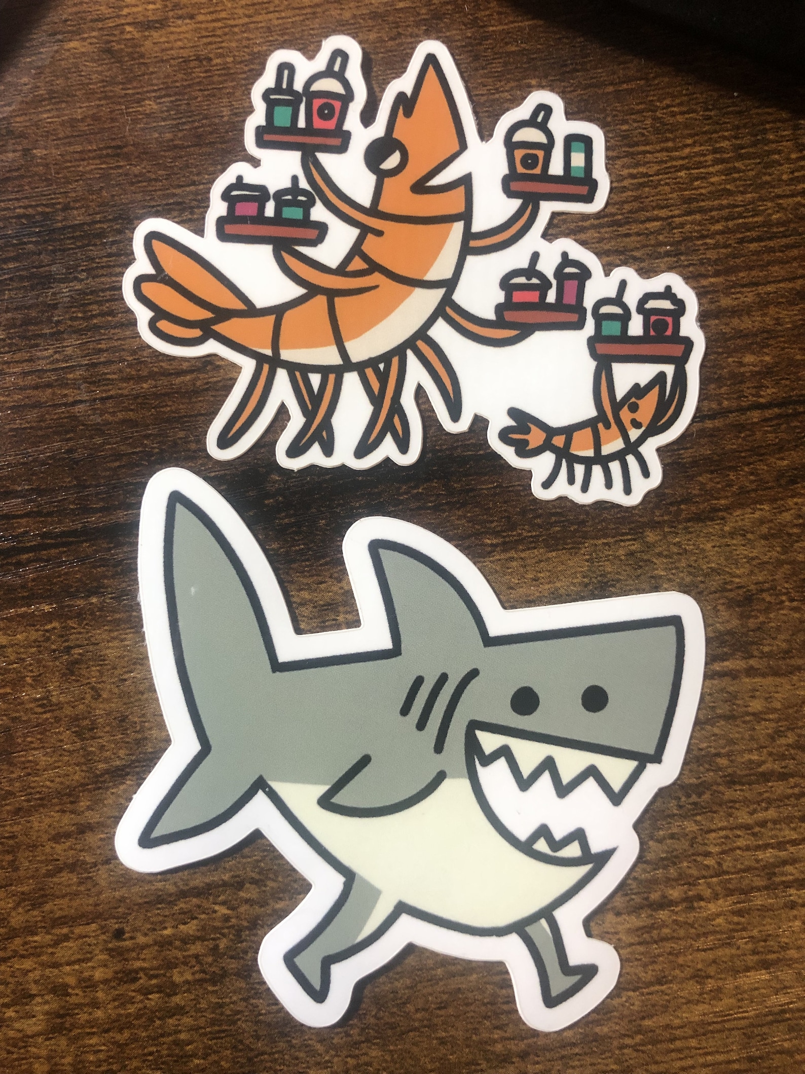 Tea Sharks Sticker Set - Etsy