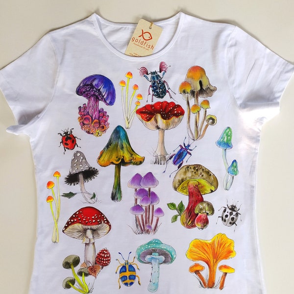 Hand Painted T Shirt - Etsy