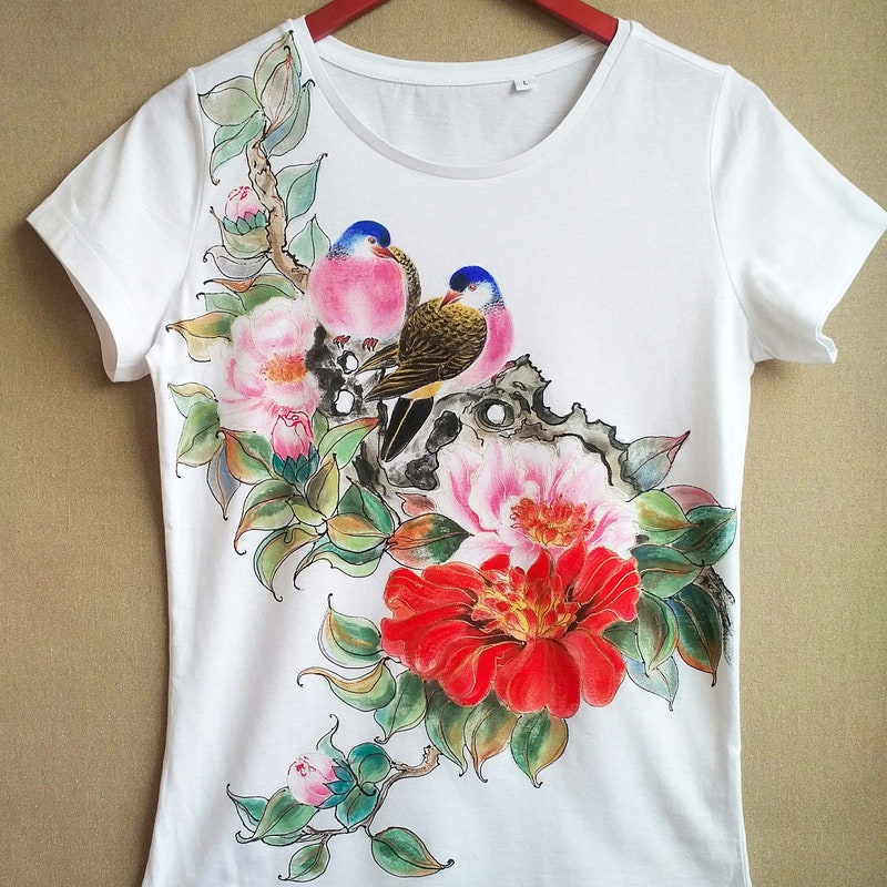 Hand Painted T Shirt - Etsy