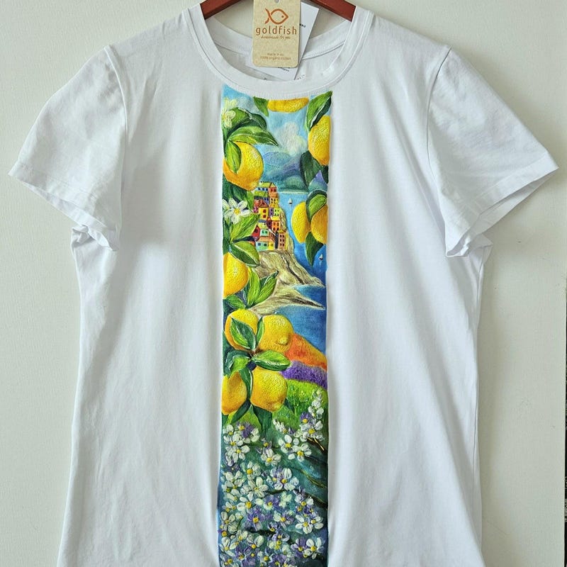 Hand Painted T Shirt - Etsy