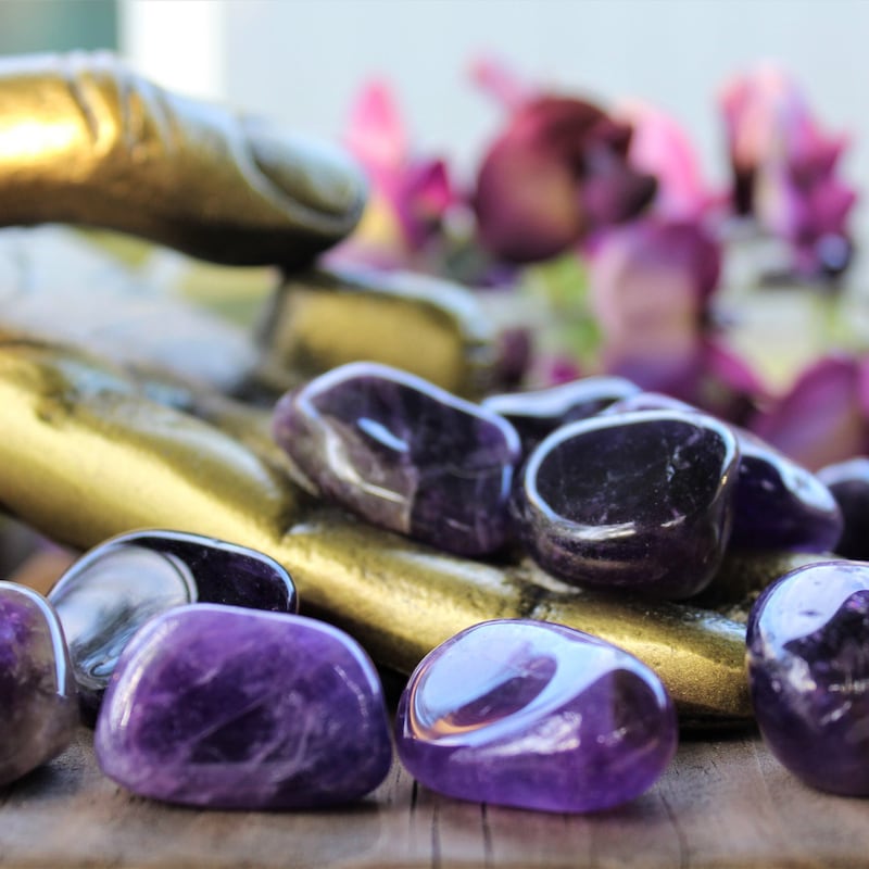 Purple Rocks - Etsy