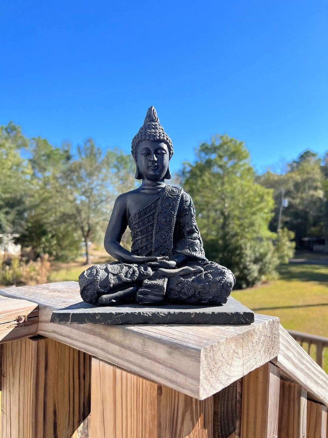 Shungite Buddha ~ Buddha Statue ~ EMF Protection ~ 5G Protection ...