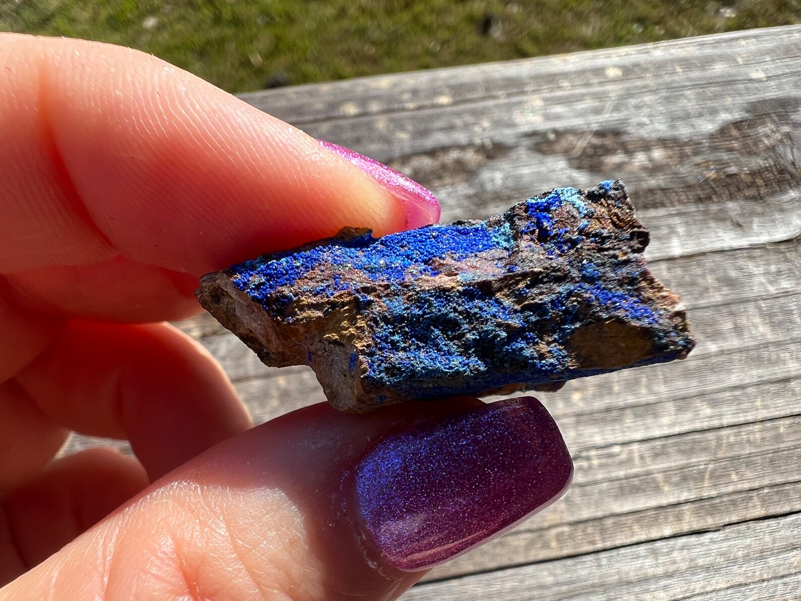 Raw Azurite Malachite Crystal on Quartz: Rock Collection - Etsy