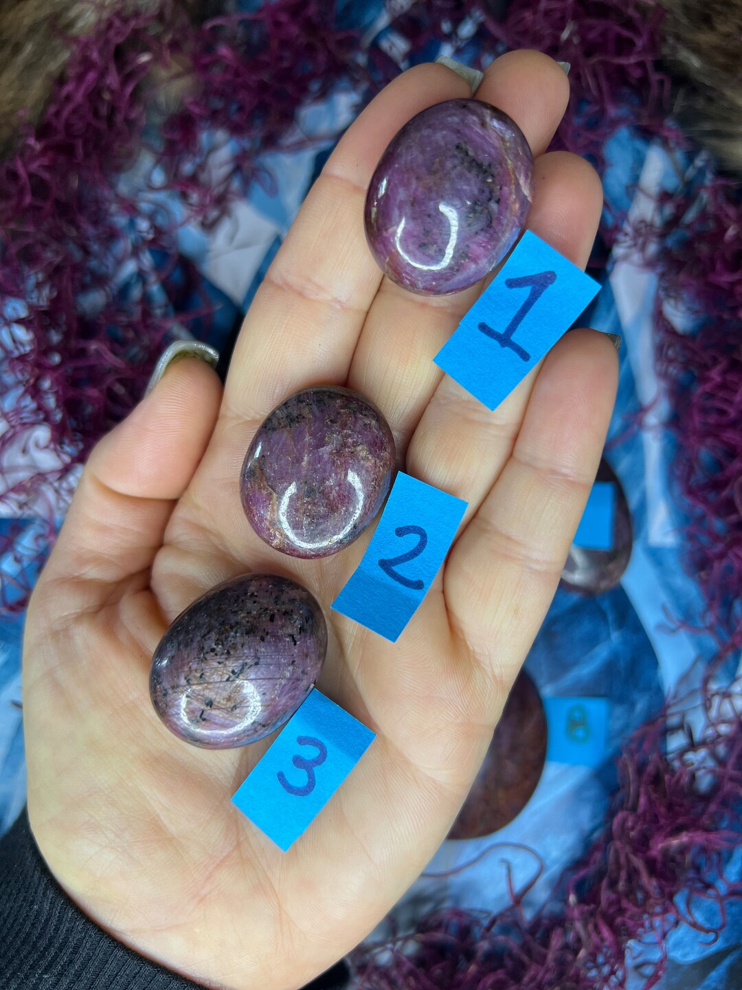 Ruby Solid Polished Stone ~ Stone for Courage ~ Ruby Crystal ~ Grade ...