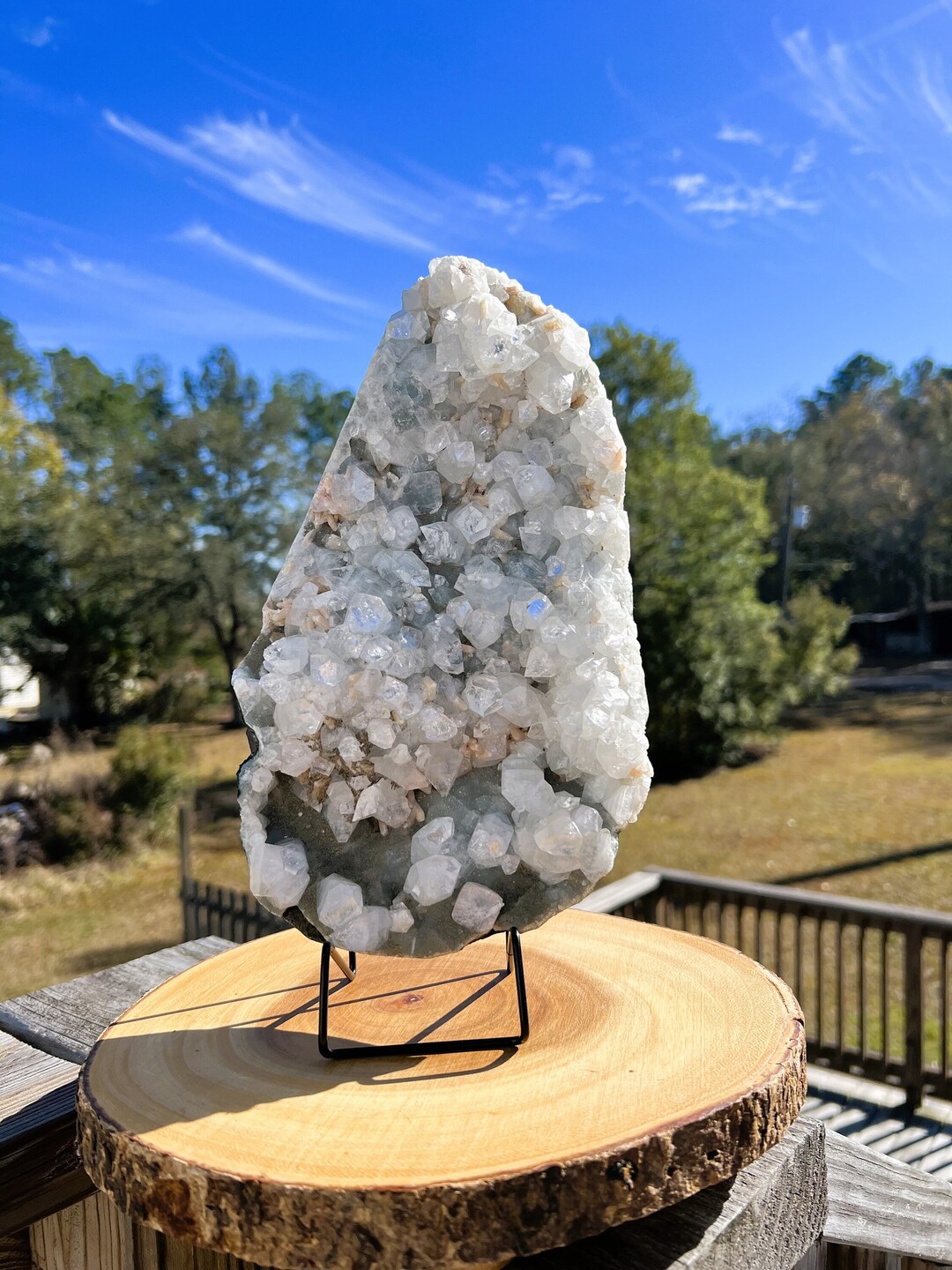 Rare Apophyllite Crystal Cluster: Diamond Cube Druzy Formation - Etsy