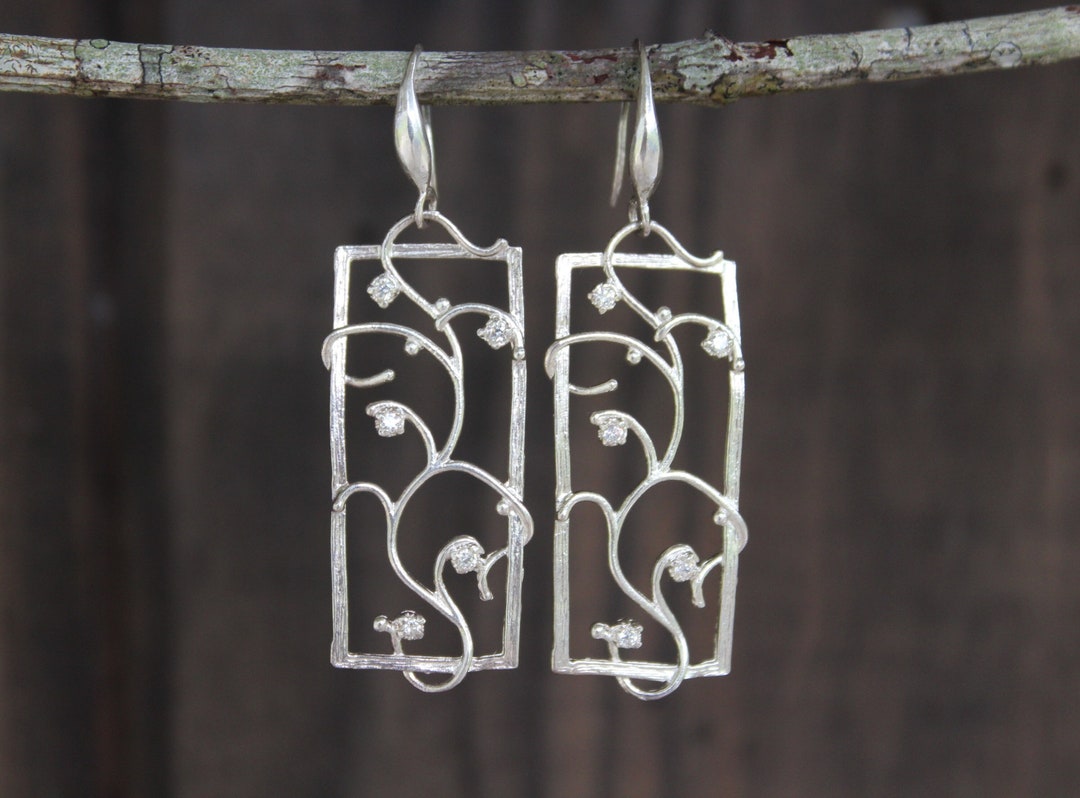 Sterling Silver Earrings ~ Gift for Her - Etsy