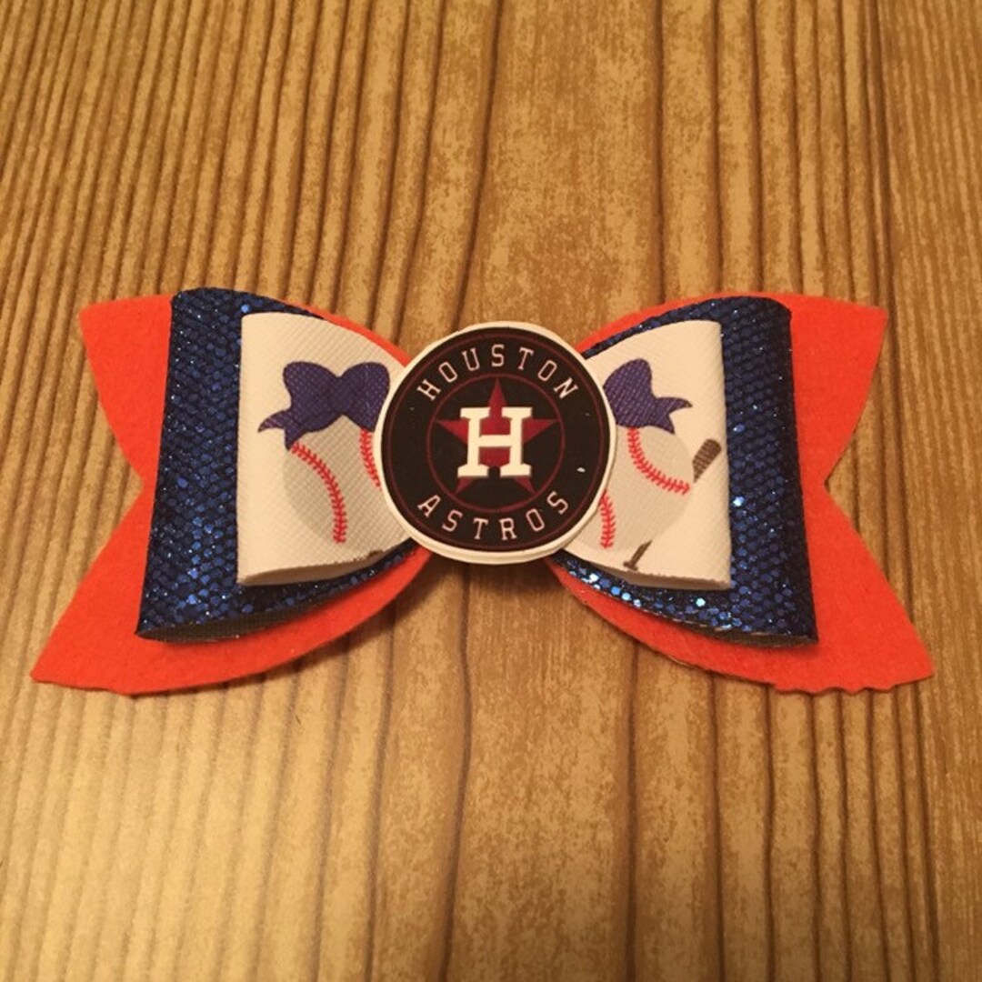 Houston Astros Hair Bow - Etsy