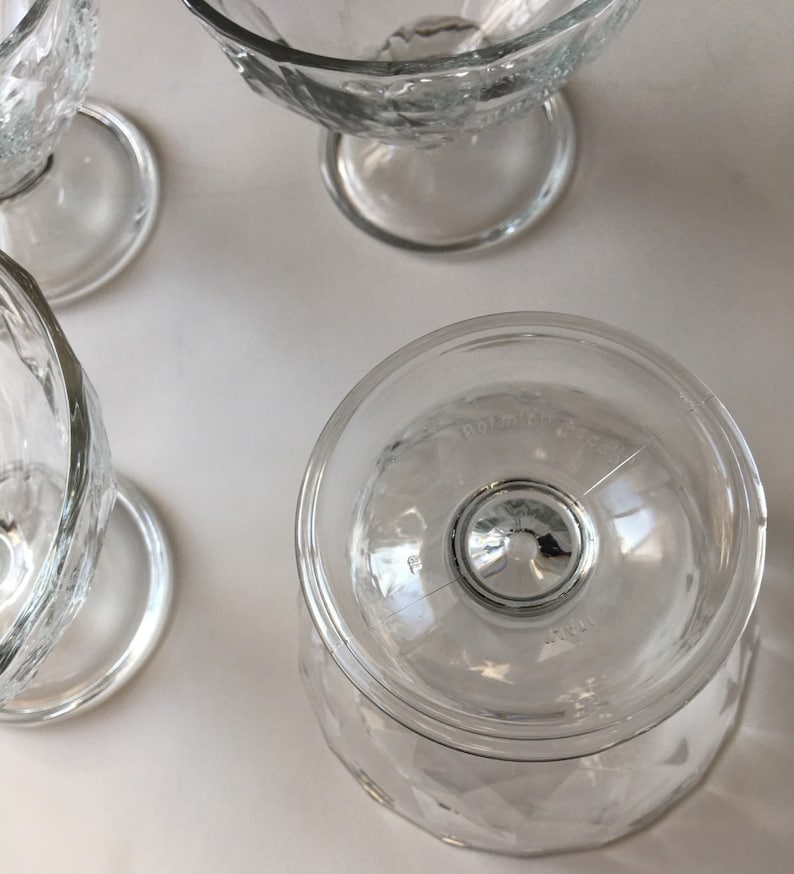 Bormioli Rocco - Italy Vintage Dessert Dishes Diamond Pattern/set of 4 ...