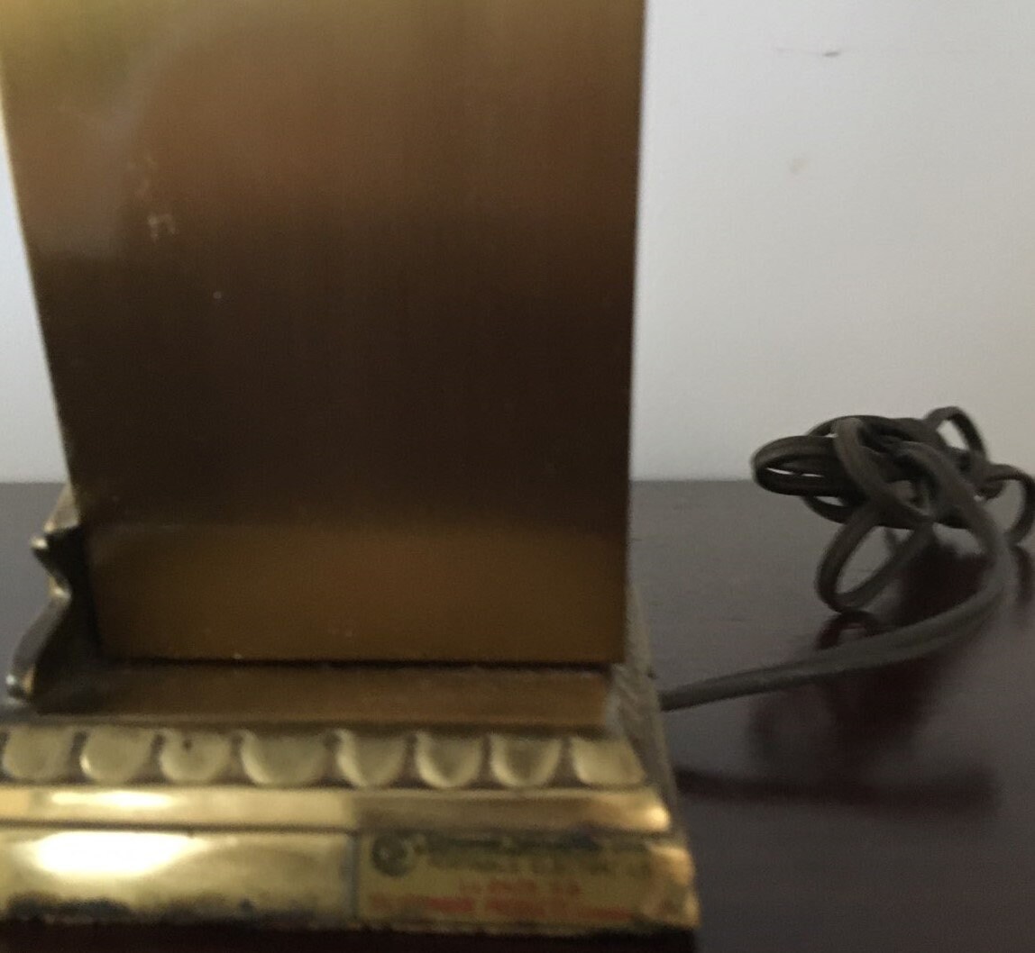 Antique Art Deco Table Lamp Nude Flapper Girl /brass/ - Etsy