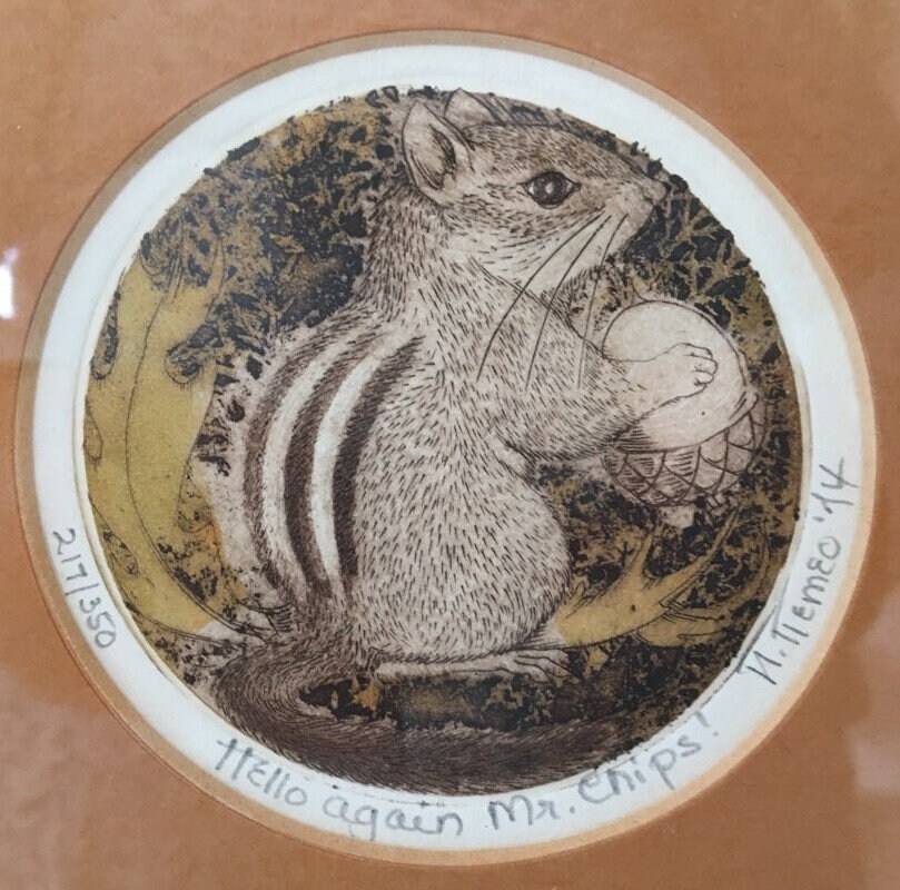 Vintage Nancy Nemec Signed Numbered/ 217/350 Hello Again Mr.chips ...