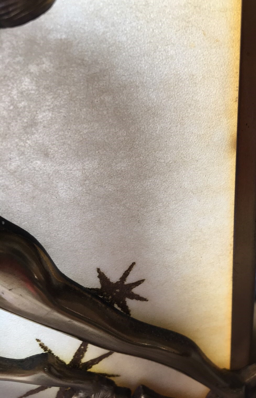 Antique Art Deco Table Lamp Nude Flapper Girl /brass/ - Etsy