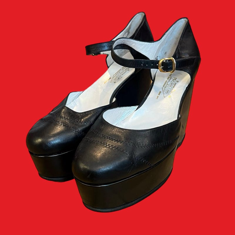 Vintage 1970s Platform Shoe - Etsy