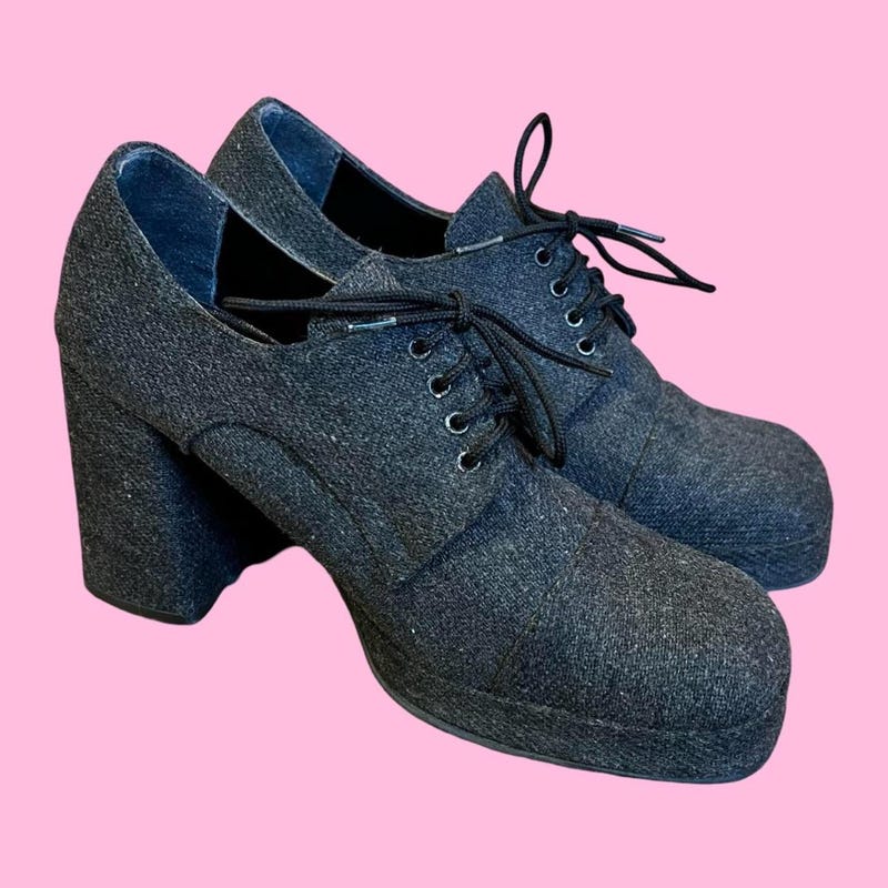 90s Chunky Shoes - Etsy