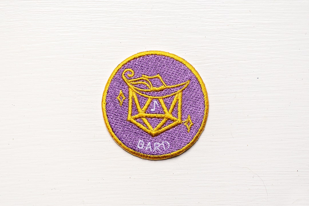 BARD - Dungeons & Dragons Inspired Scout/achievement Iron on Patch - Etsy