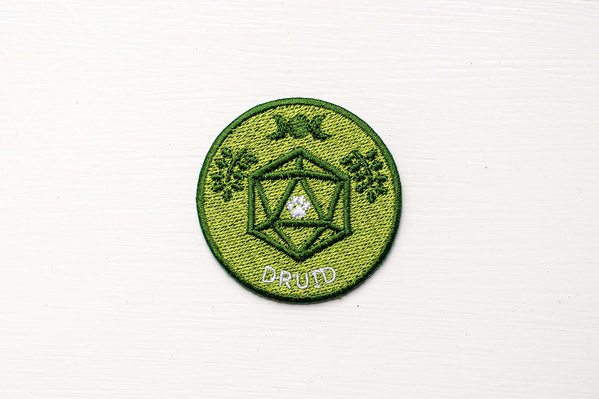 DRUID - Dungeons & Dragons Inspired Scout/achievement Iron on Patch - Etsy