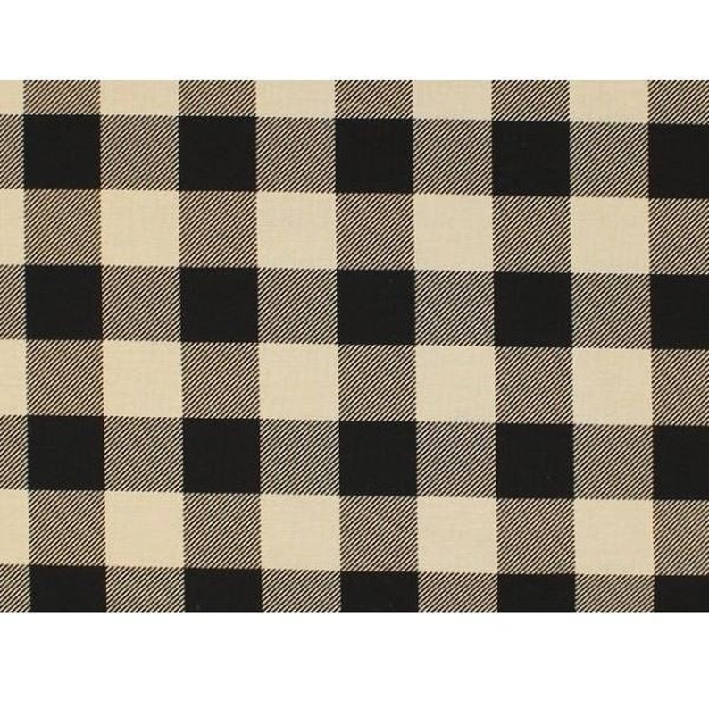 Buffalo Plaid Fabric Beige - Etsy