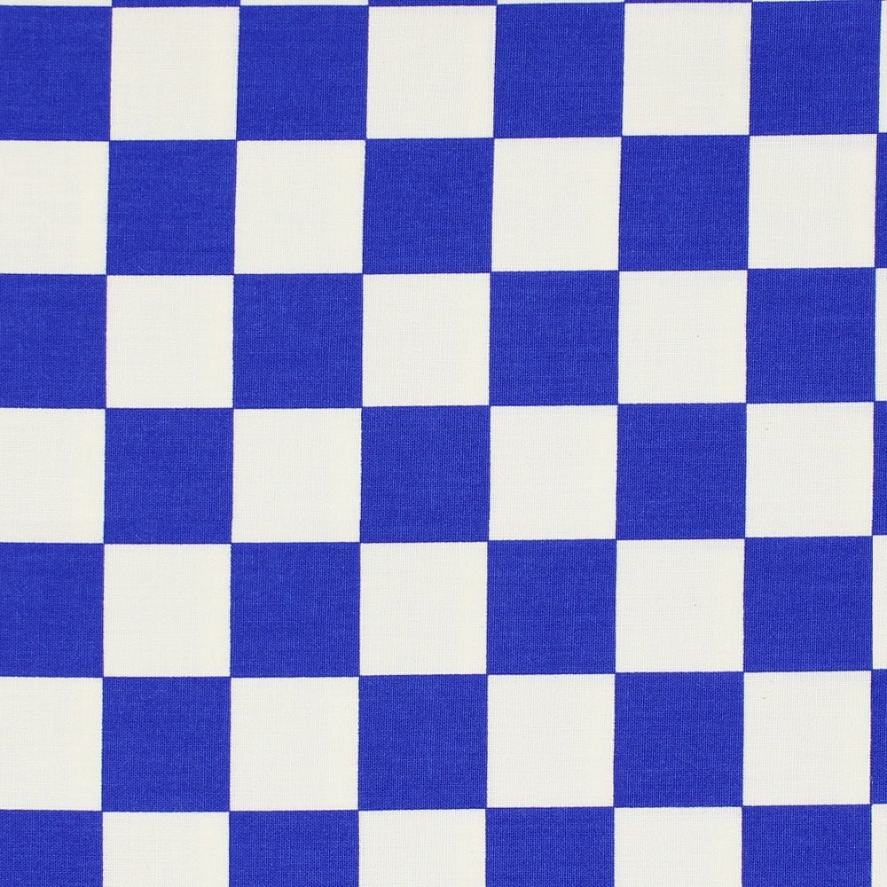 Mardi Gras Blue Checkered Fabric - Etsy