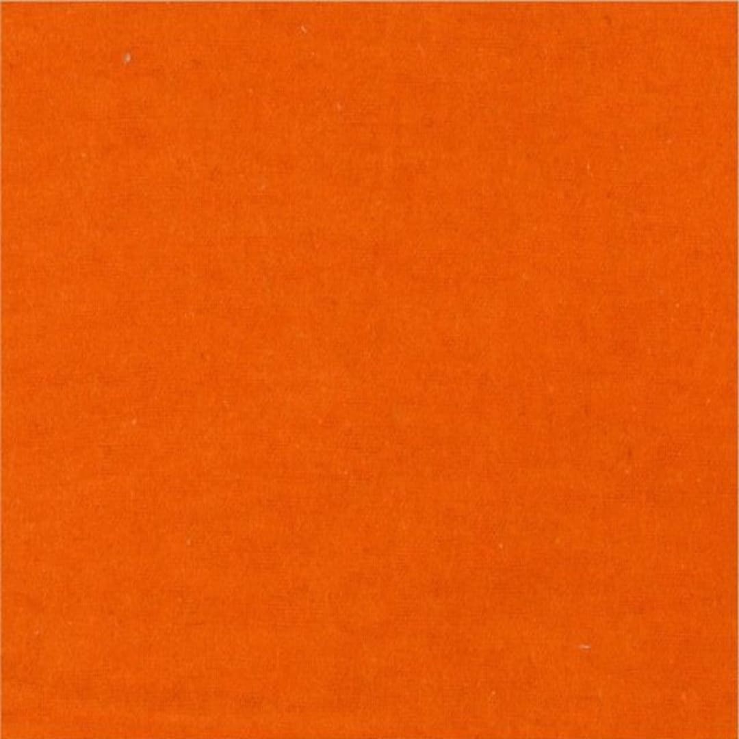 Solid Flannel Fabric Orange - Etsy